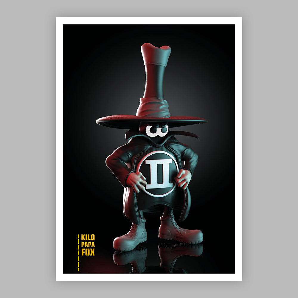 F-4 Phantom II SPOOKY Mascot, limited highquality print on heavy paper ...